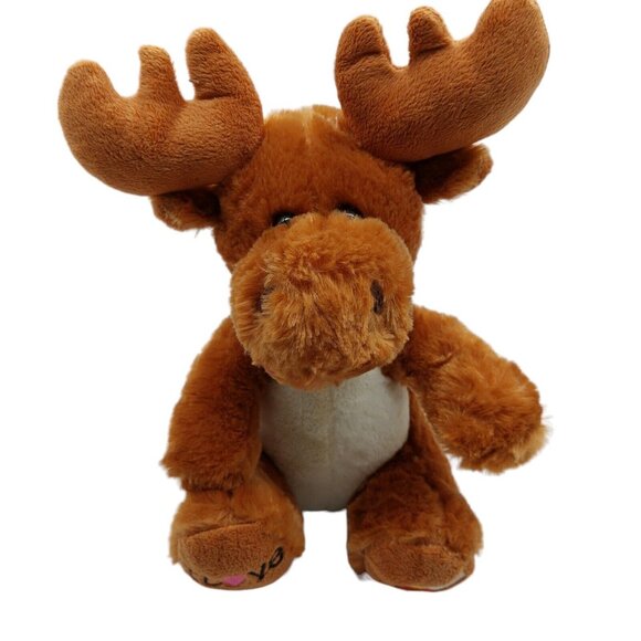 Snow Business USA | Toys | Snow Business Usa Plush Moose Brown I Love ...